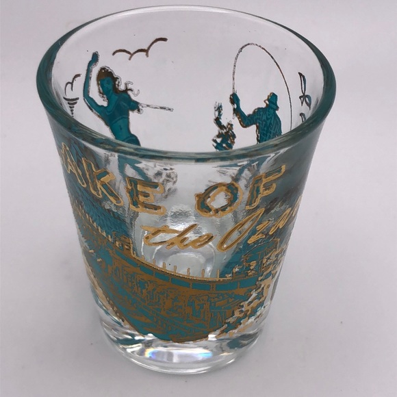 Vintage | Dining | Vtg Lake Of The Ozarks Bagnell Dam Shot Glass | Poshmark